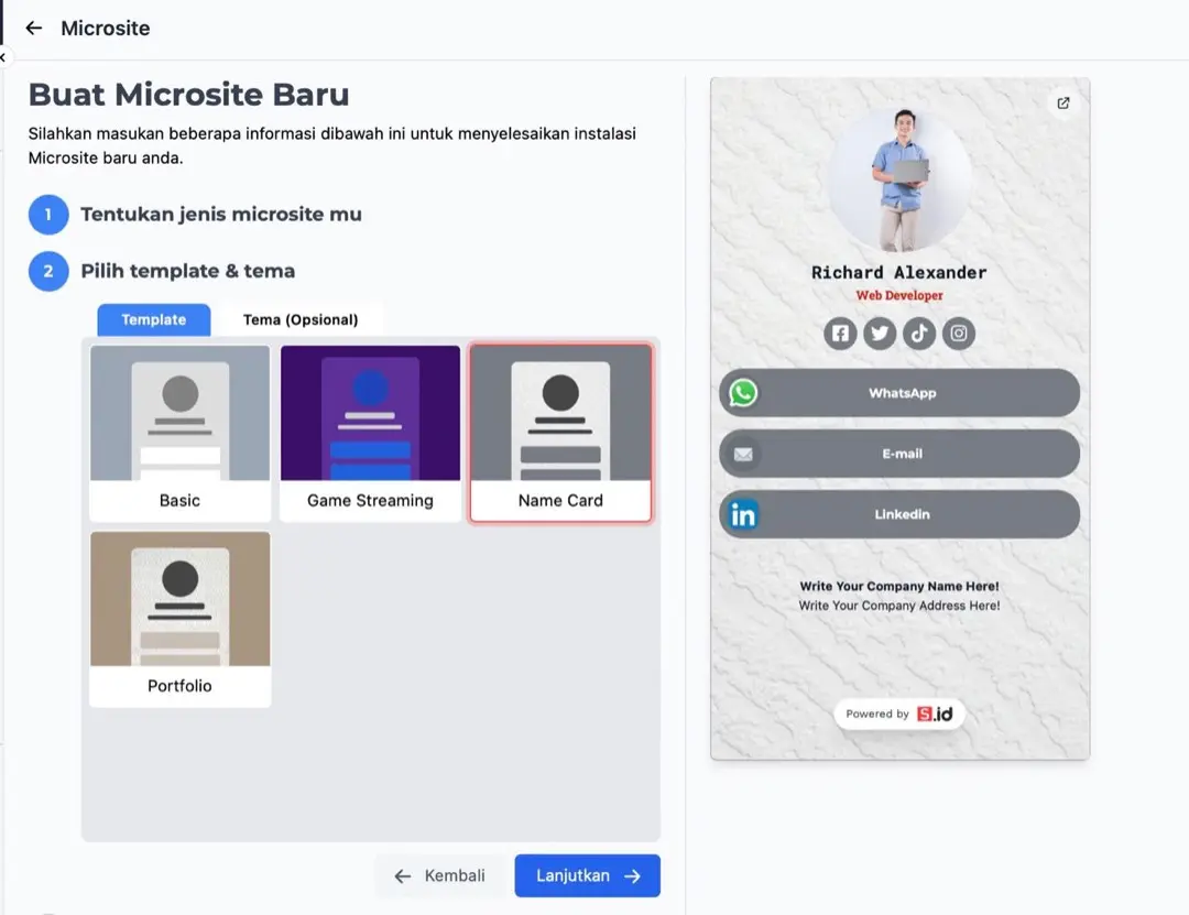 Bagiamana Cara Membuat Microsite? – Pusat Bantuan S.id - The Shortest ...